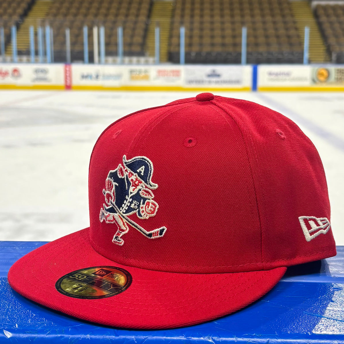 HAT FAUX3 RED FITTED – Milwaukee Admirals
